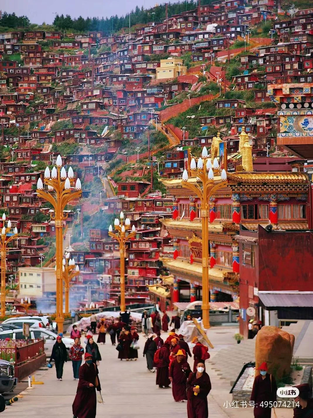 Photos - Buddhist fairyland, Tibetan Larung Gar Buddhist Academy ...